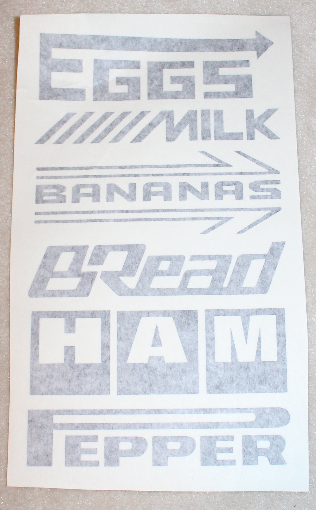 Fake Performance Logo Vinyl Decal Sheet Pair of 2 Sheets - Etsy