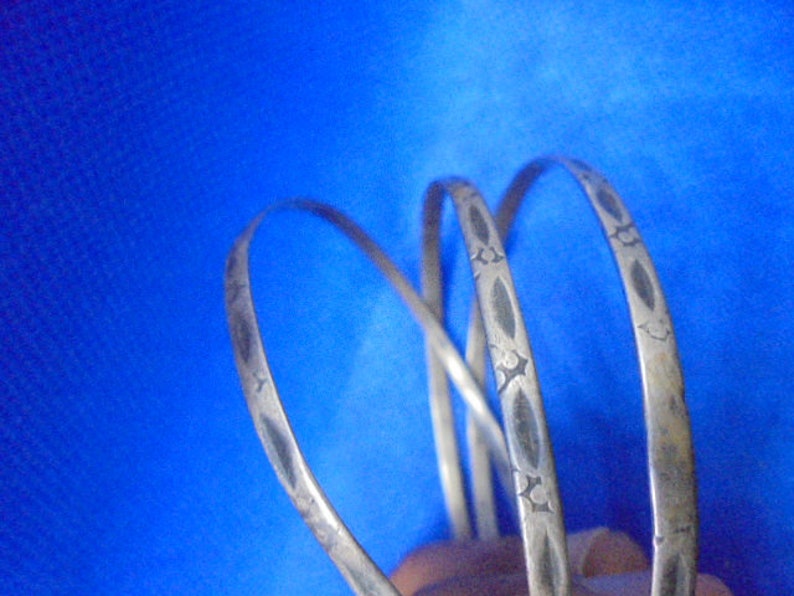 Moroccan Jewelry Set 3 Matched Silver Worn Old Tiznit Style - Etsy