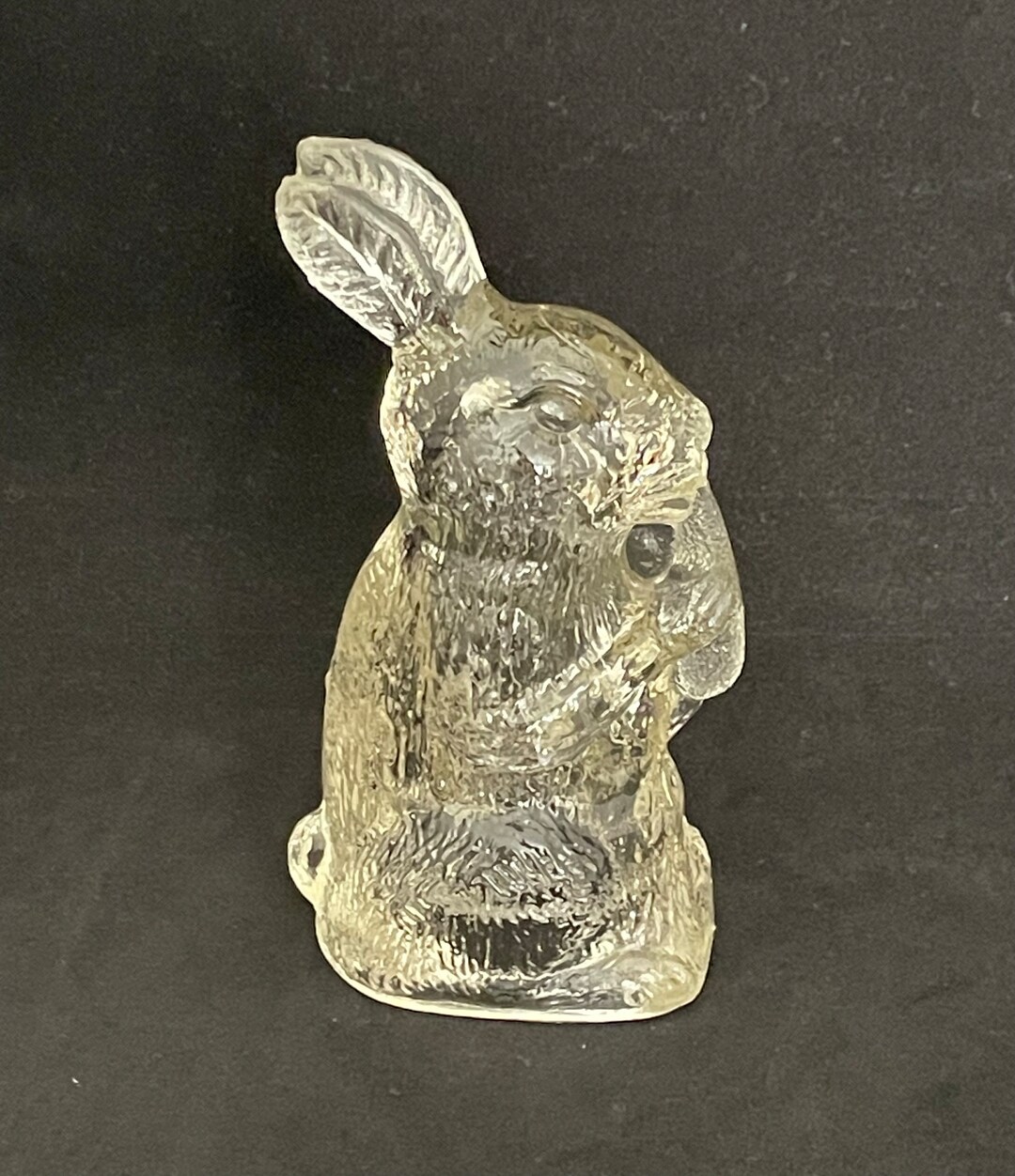 Vintage Glass Rabbit Candy Container - Etsy