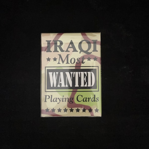 Iraqi Most Wanted Deck of Cards - Etsy