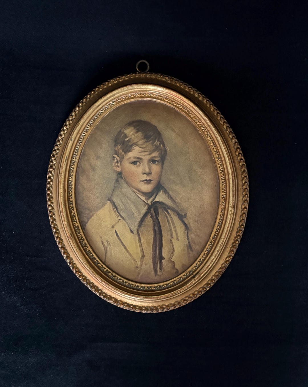 Vintage Borghese Chalkware / Plaster Portrait of 'peter' by Arthur ...