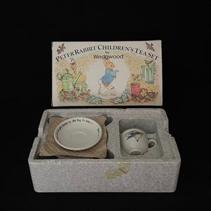Peter Rabbit 3 Piece Childs Miniature Tea Set - Etsy