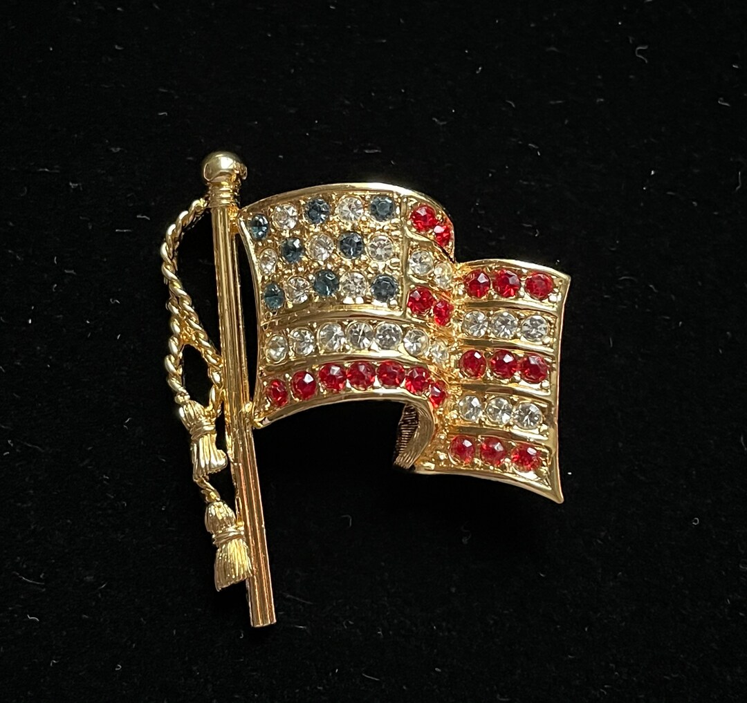 Vintage Napier Flag Brooch - Etsy