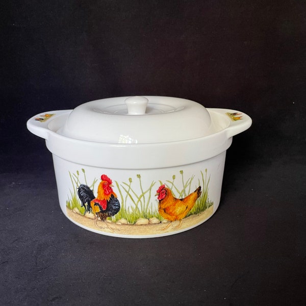 Pottery Chicken - Etsy