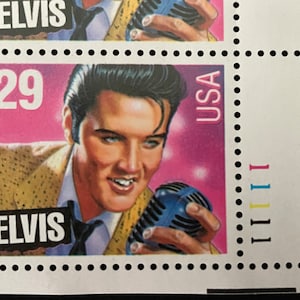 Elvis Presley Commemorative Stamps Full Sheet - Etsy