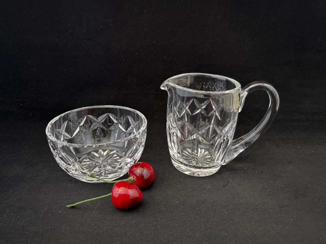Waterford Kerry Pattern Open Sugar and Creamer Set - Etsy