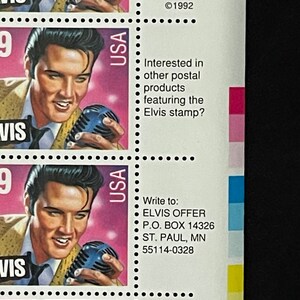 Elvis Presley Commemorative Stamps Full Sheet - Etsy