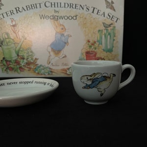 Peter Rabbit 3 Piece Childs Miniature Tea Set - Etsy