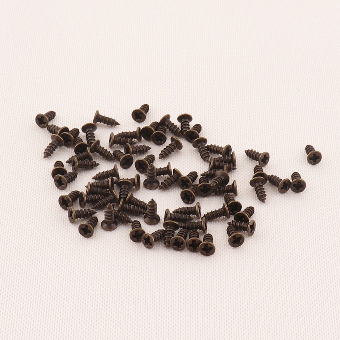 35.5mm Small Screw Bronze Screws Metal Screw 200pcs Wood - Etsy