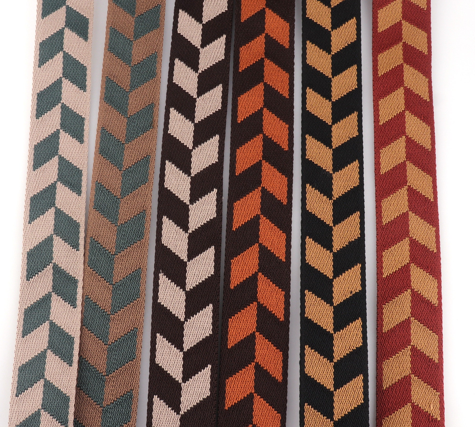 Colorful Cotton Webbingleaf Pattern Webbingsmooth Webbing - Etsy