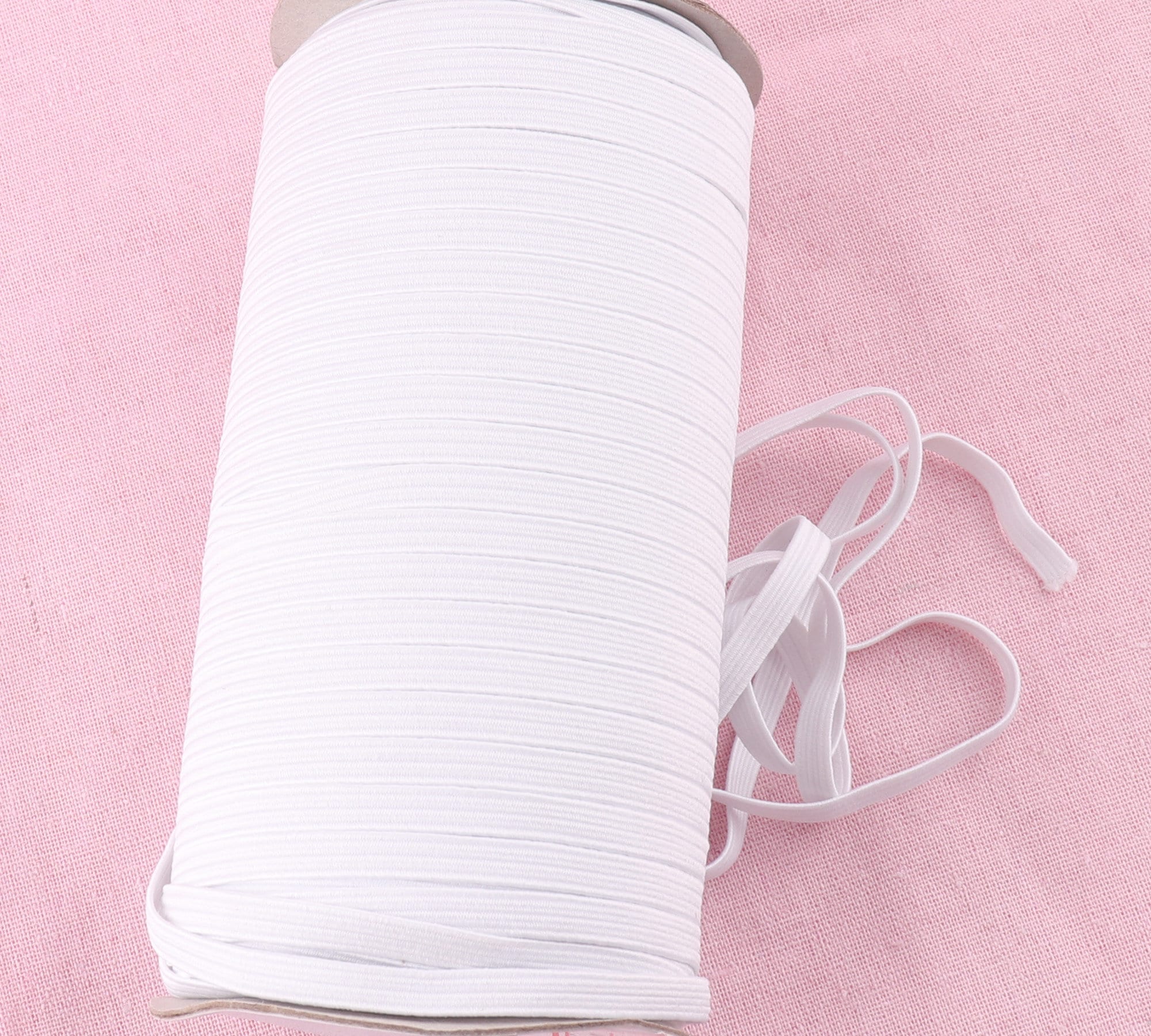 6mm White/Black Flat Elastic Cord Good Quality For Sewing | Etsy