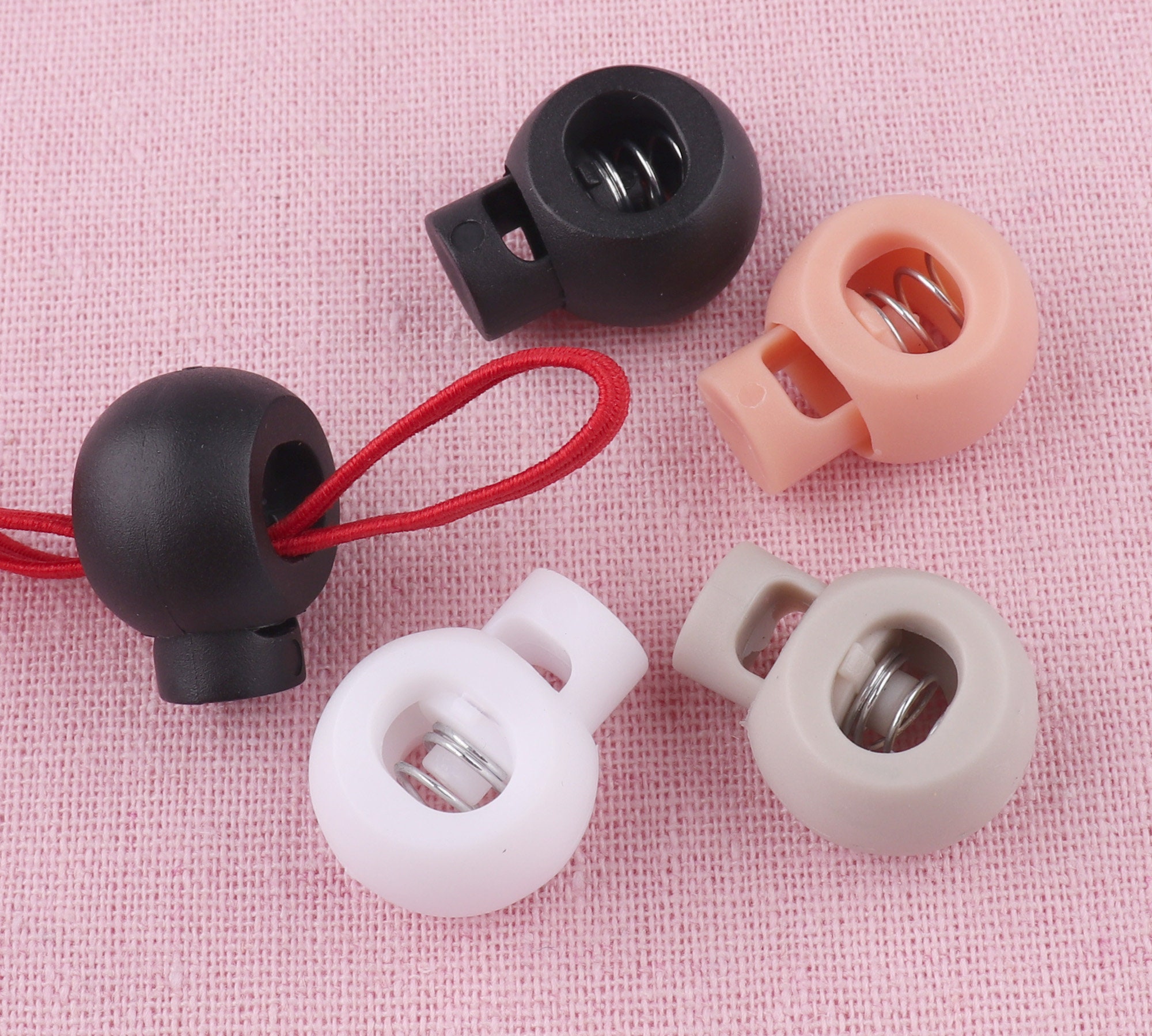 Elastic Cord Toggle Lockcolorful Button Toggle Cord | Etsy
