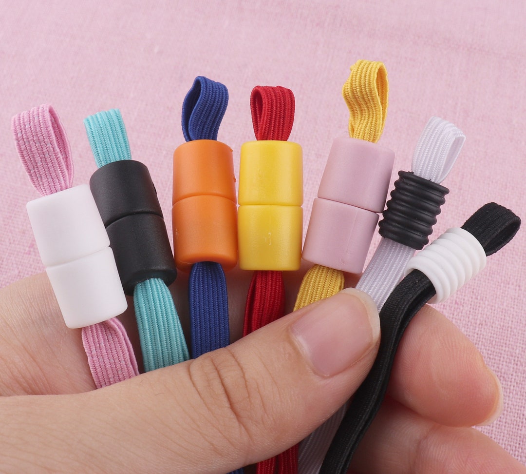 6mm Elastic Cord,colorful Silicone Cord Stopper,plastic Cord Lock,cord ...