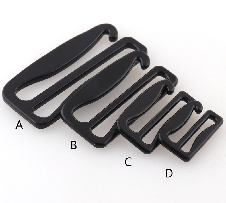 Bra Strap Slider G Hooks In Blackclothing Accessoriesbra Etsy