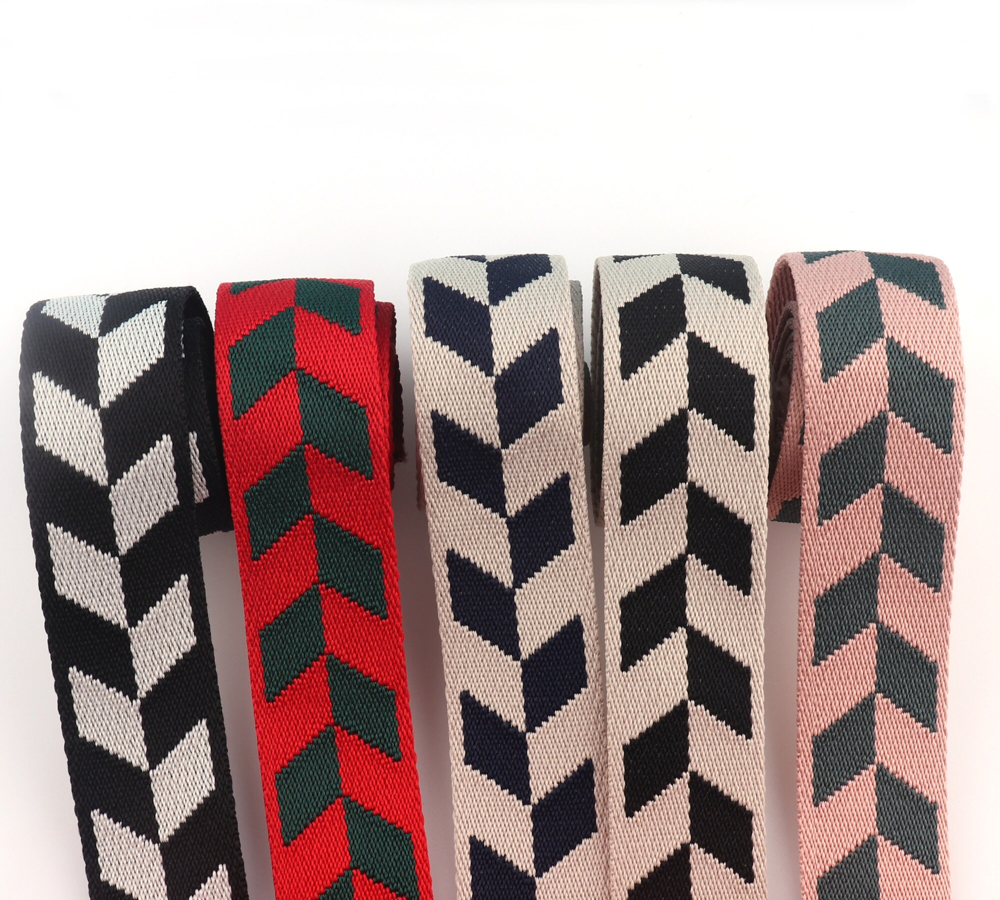 Colorful Cotton Webbingleaf Pattern Webbingsmooth Webbing - Etsy