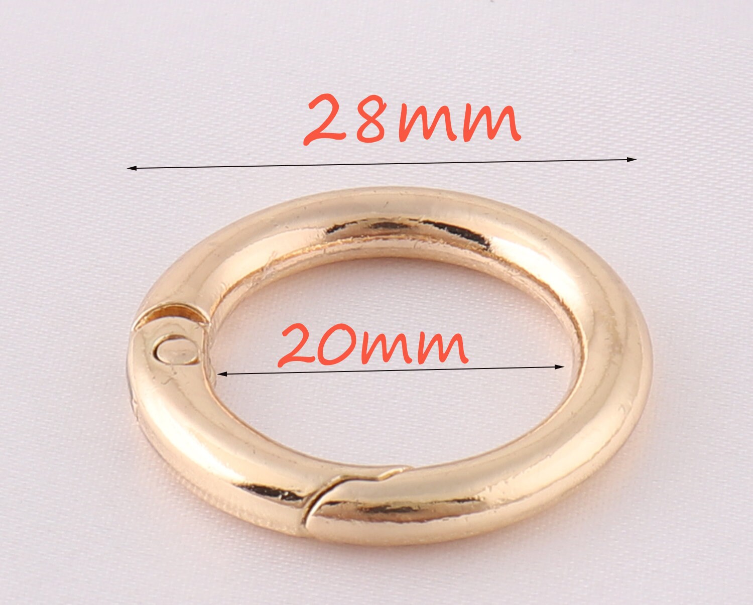 10mm/17mm/20mminner O rings metal rings keychain rings | Etsy