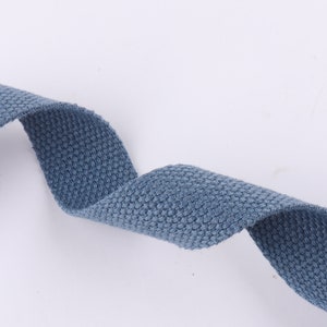 Nylon Webbingwidedouble-side Blue 1 Inch 25mm Elastic - Etsy