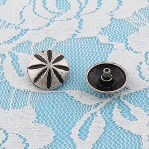 159mm Rivets Screw Back Findings Flower Rivet Metal Rivets Decoration ...