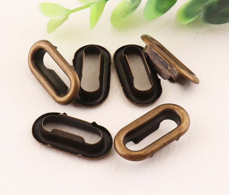 Oval Eyelets Grommetmetal Bronze Eyelets Leather Craft Repair - Etsy