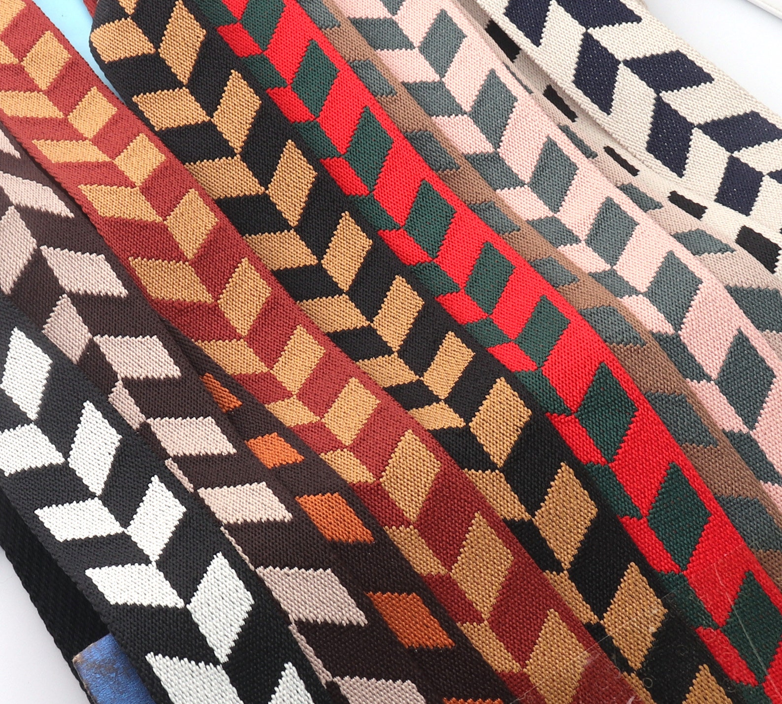 Colorful Cotton Webbingleaf Pattern Webbingsmooth Webbing - Etsy