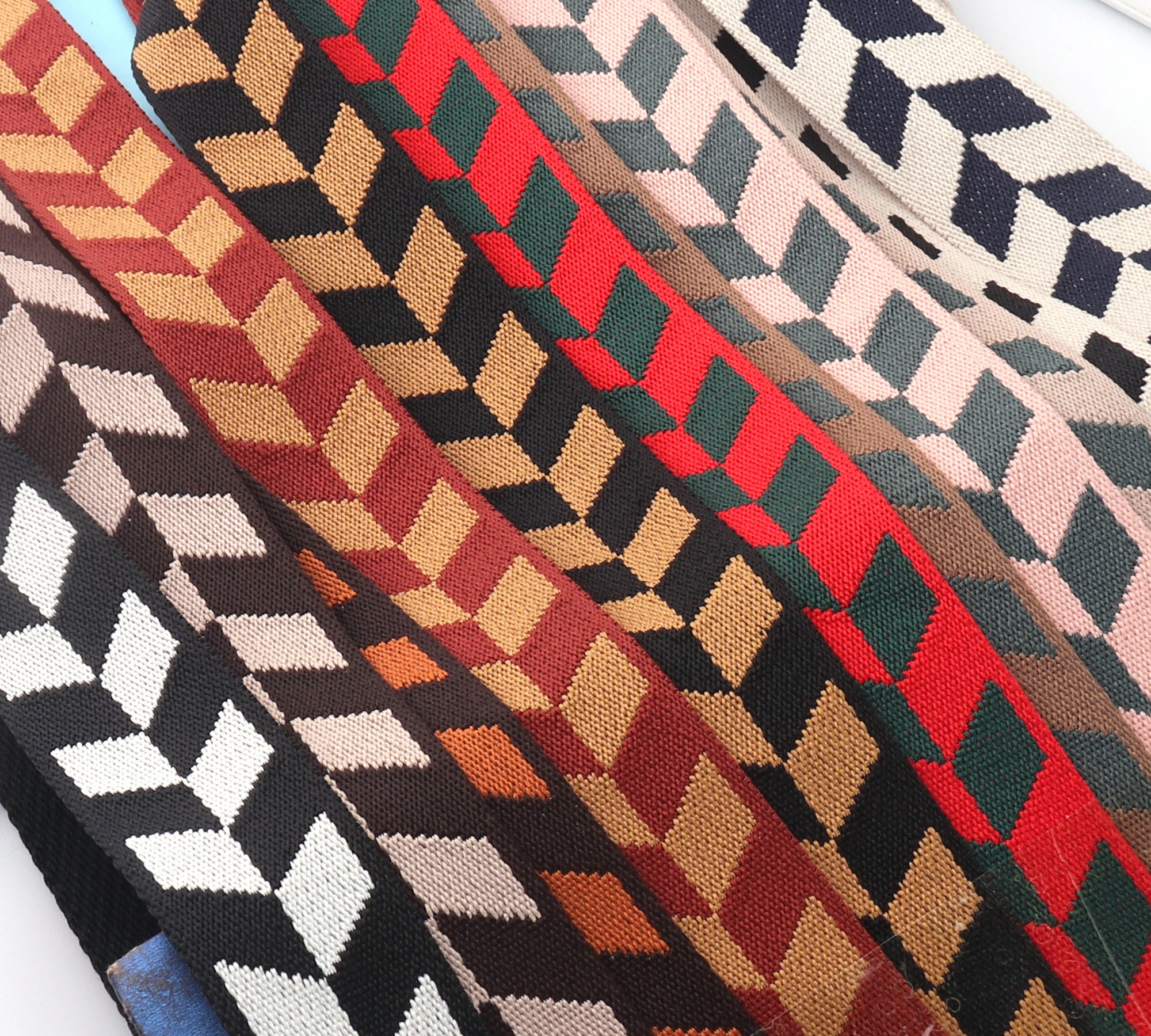 Colorful Cotton Webbingleaf Pattern Webbingsmooth Webbing - Etsy