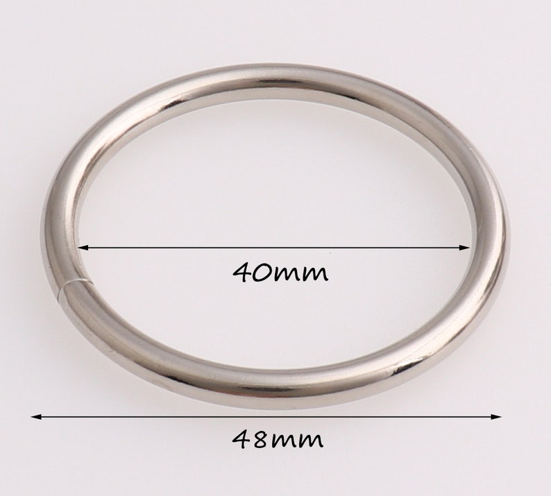 Silver O Ringsmetal Ringsiron Ringsclothing/crafts | Etsy