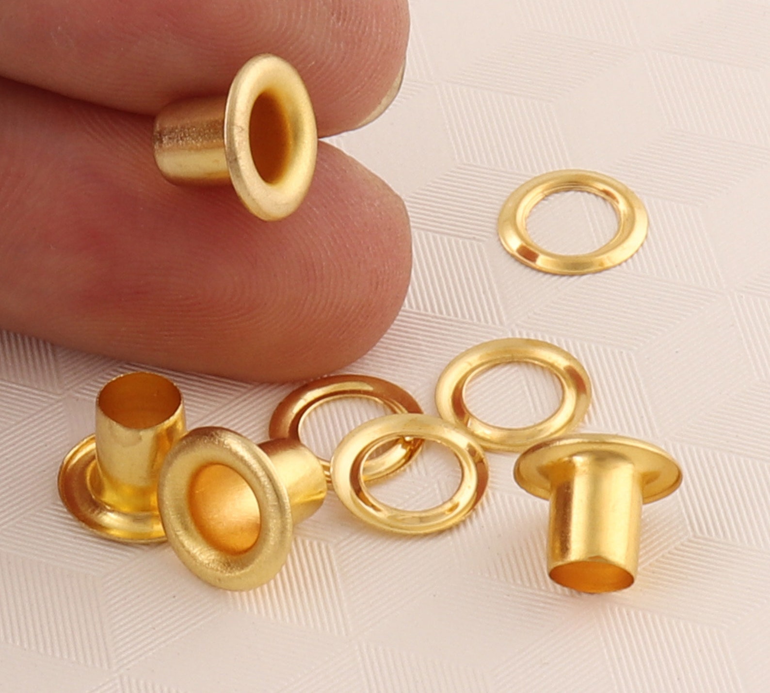 Gold Eyelets 733mm Metal Eyelets Copper Grommets for - Etsy