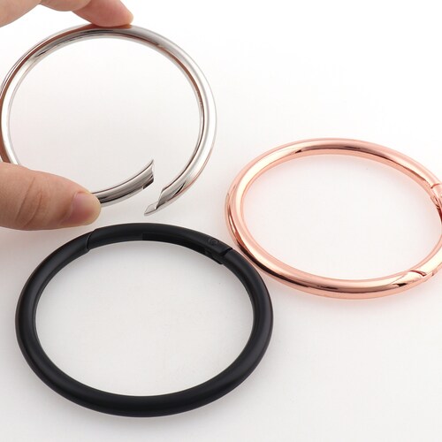 Oval Spring Gate Rings38mm Large Spring Ring Metal Push Snap - Etsy