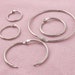 Binder Rings Silver Hinge Split Ring Snap Rings Card Rings - Etsy