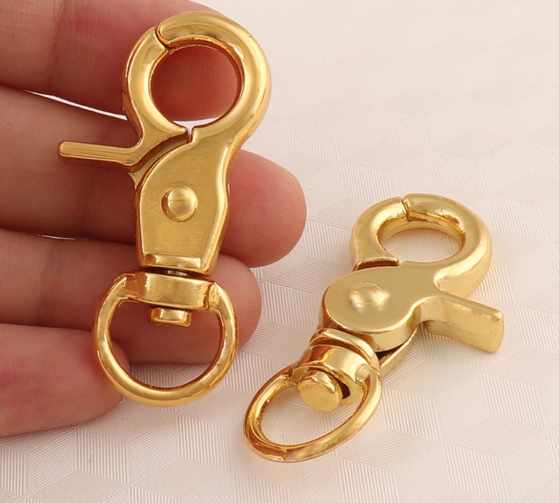 Swivel Snap Hook Gold Loop Inner Size Trigger Snap Hook Large - Etsy