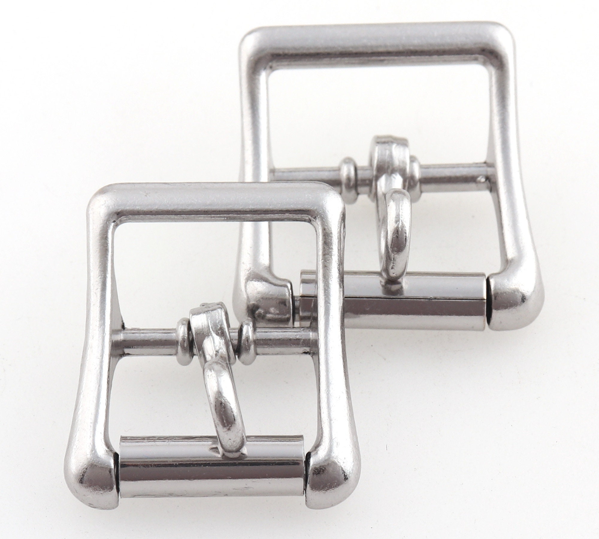 Silver Square Belt Buckle Single Prong Strap Bucklemetal - Etsy