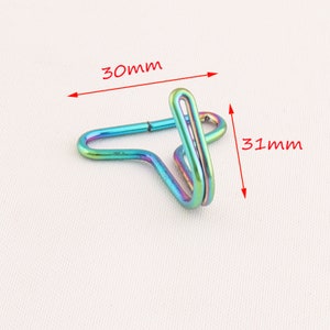 3130mm Rainbow Metal Hooks Wall Mount Hat Hook 4pcs Key Hooks - Etsy