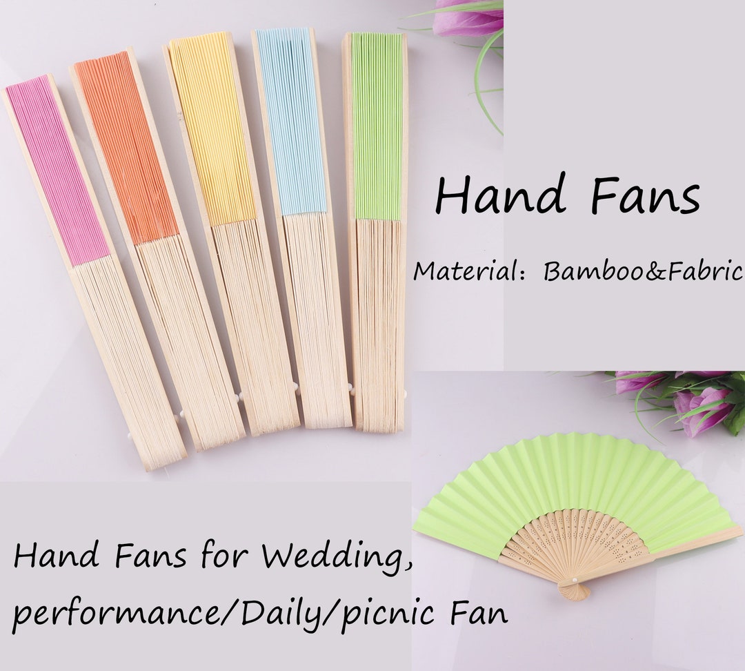 Japanese Fans,art Solid Color Hand Fans-personalized Fans,bamboo&paper ...