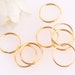 Keyring Gold Jump Ringskey Ring Double Loops Bulk Jump Rings - Etsy