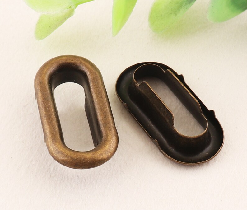 Oval Eyelets Grommetmetal Bronze Eyelets Leather Craft Repair - Etsy