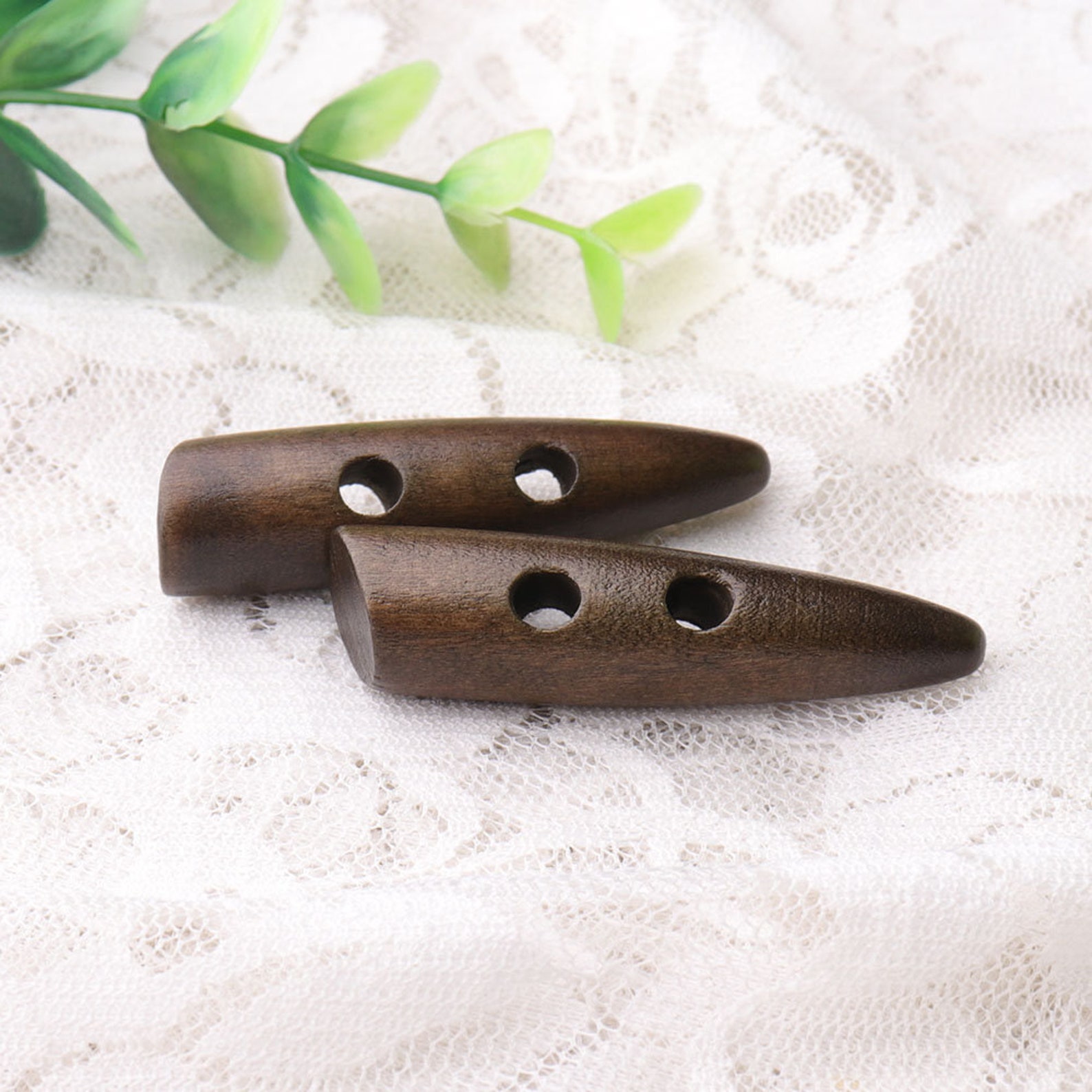 2 Holes Toggles Buttons6 Pcs 4712 Mm Wooden Toggles - Etsy