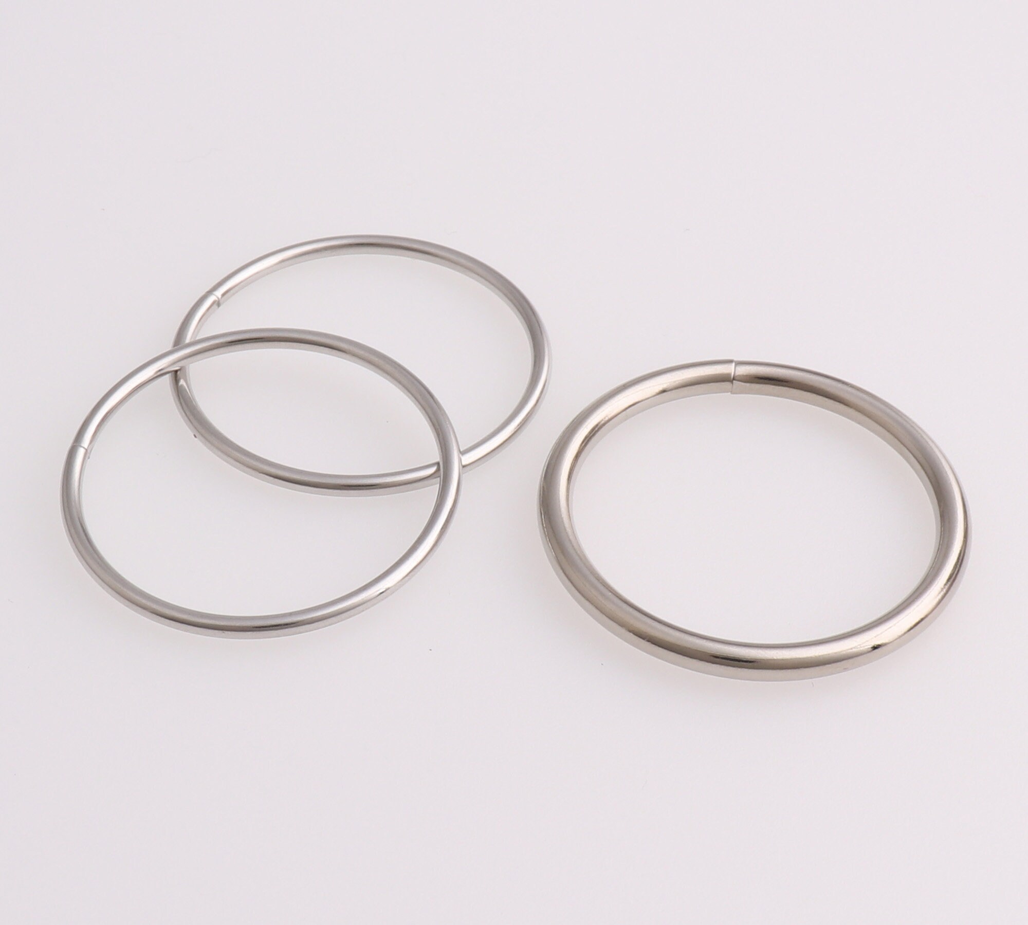 Silver O Ringsmetal Ringsiron Ringsclothing/crafts | Etsy