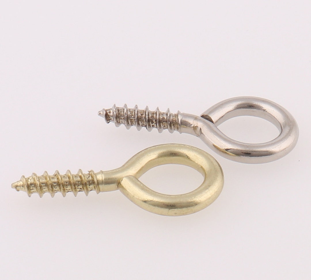 Eye Screw Bails 930 Mm Gold/silver Color Metal Screws - Etsy