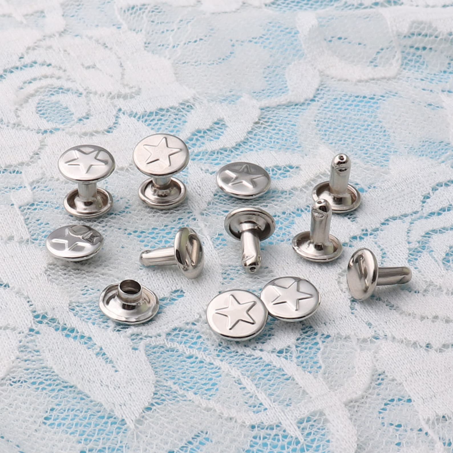Silver Rivet Star Rapid Rivet Single Cap Rivets 50pcs 109mm - Etsy
