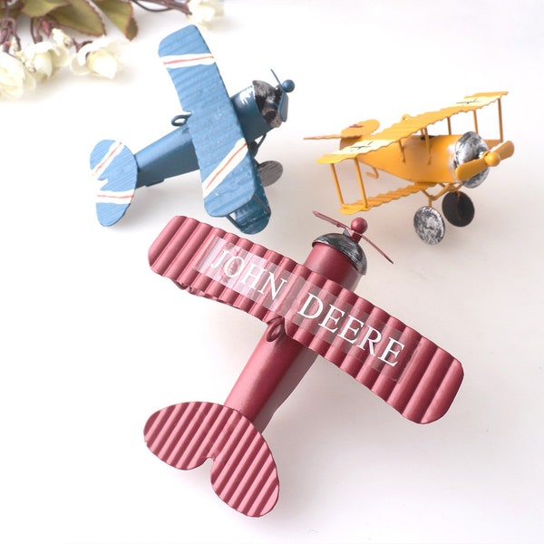 Biplane Metal Decor - Etsy