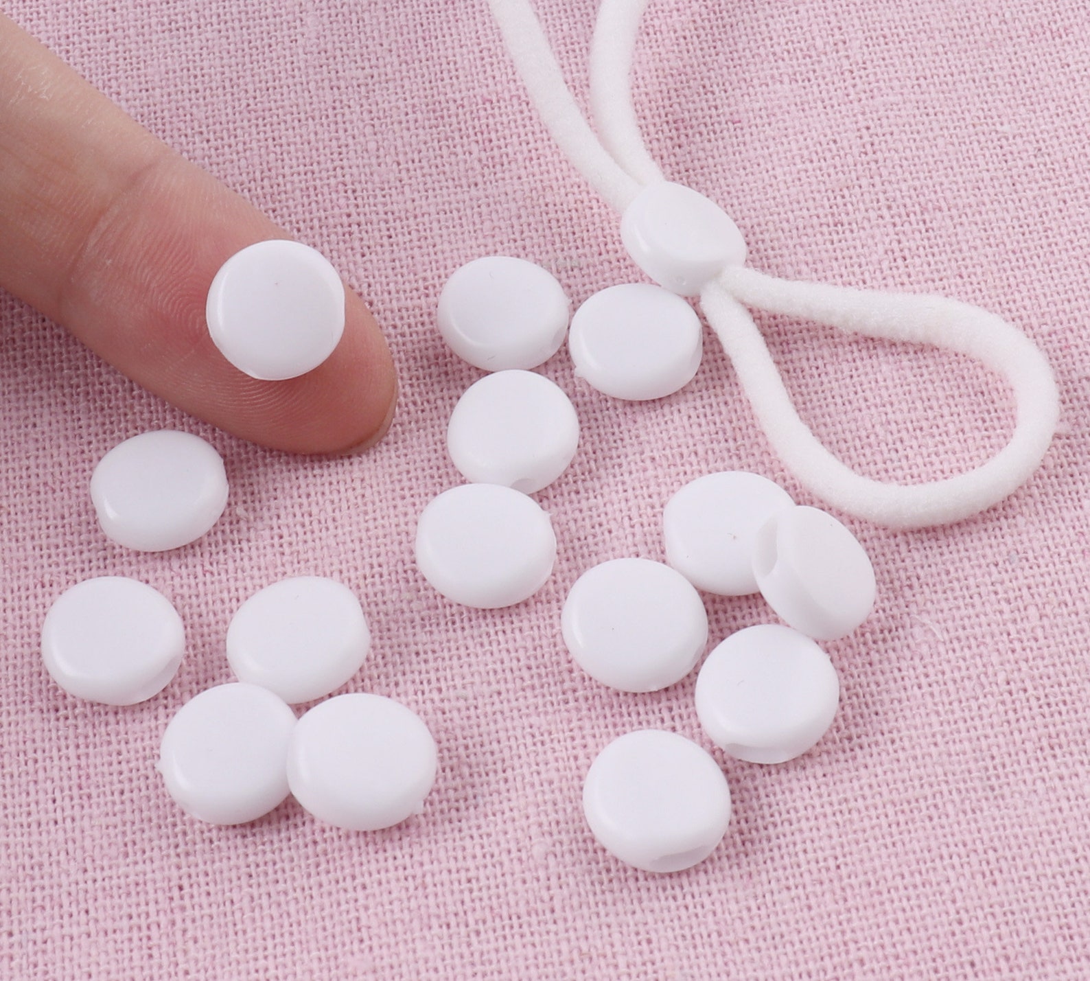 100pcs Plastic Elastic Cord Stopper for Face Maskrope Cord - Etsy
