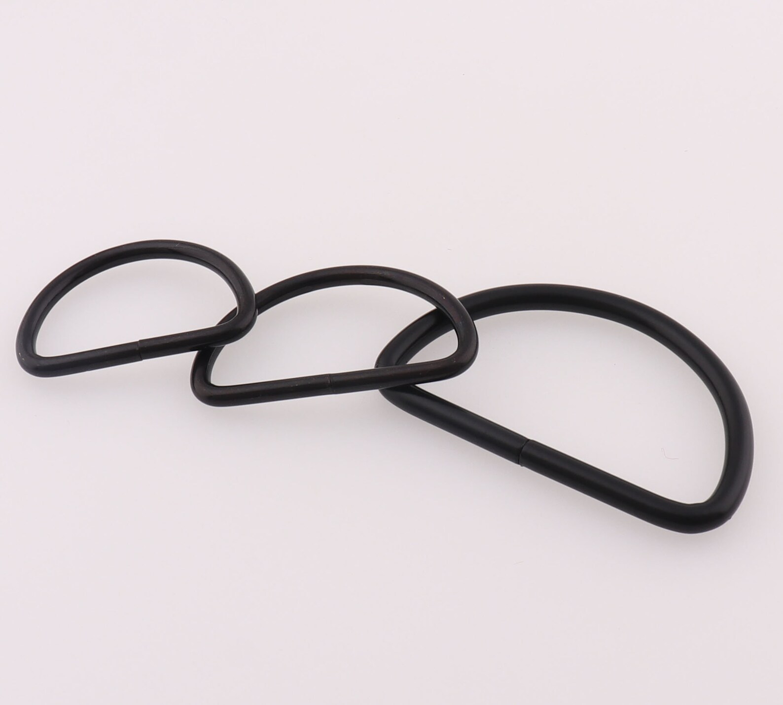 D ring Metal Black ring hardware ring Clothing/Crafts | Etsy