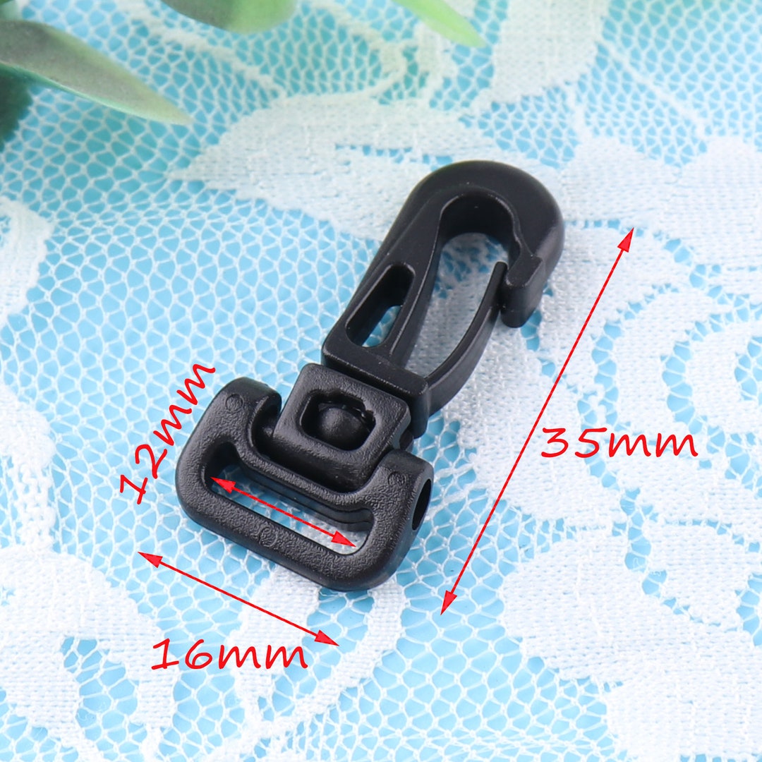 12mminner Plastic Lobster Clasp Plastic Hook Swivel Snap - Etsy