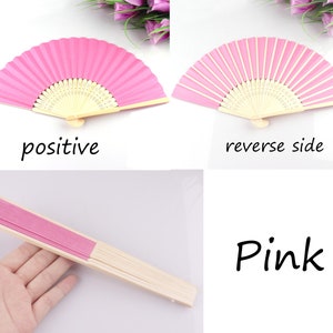 Japanese Fans,art Solid Color Hand Fans-personalized Fans,bamboo&paper ...