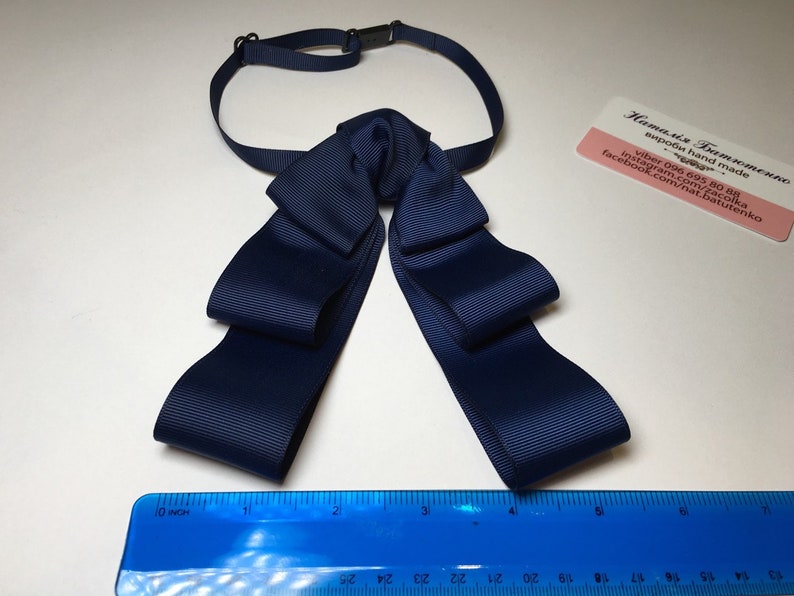 Black Bow Ties For Women Handmade Elegant Ladies Neckties Etsy