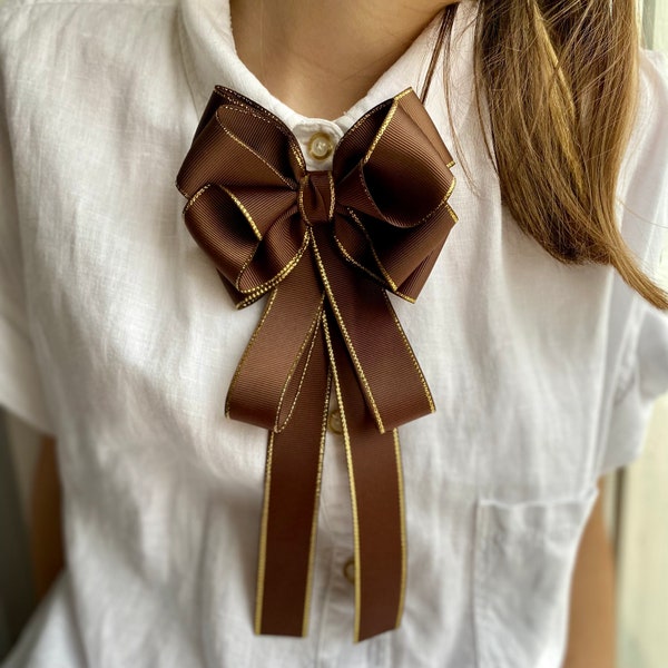 Bow Brooch - Etsy