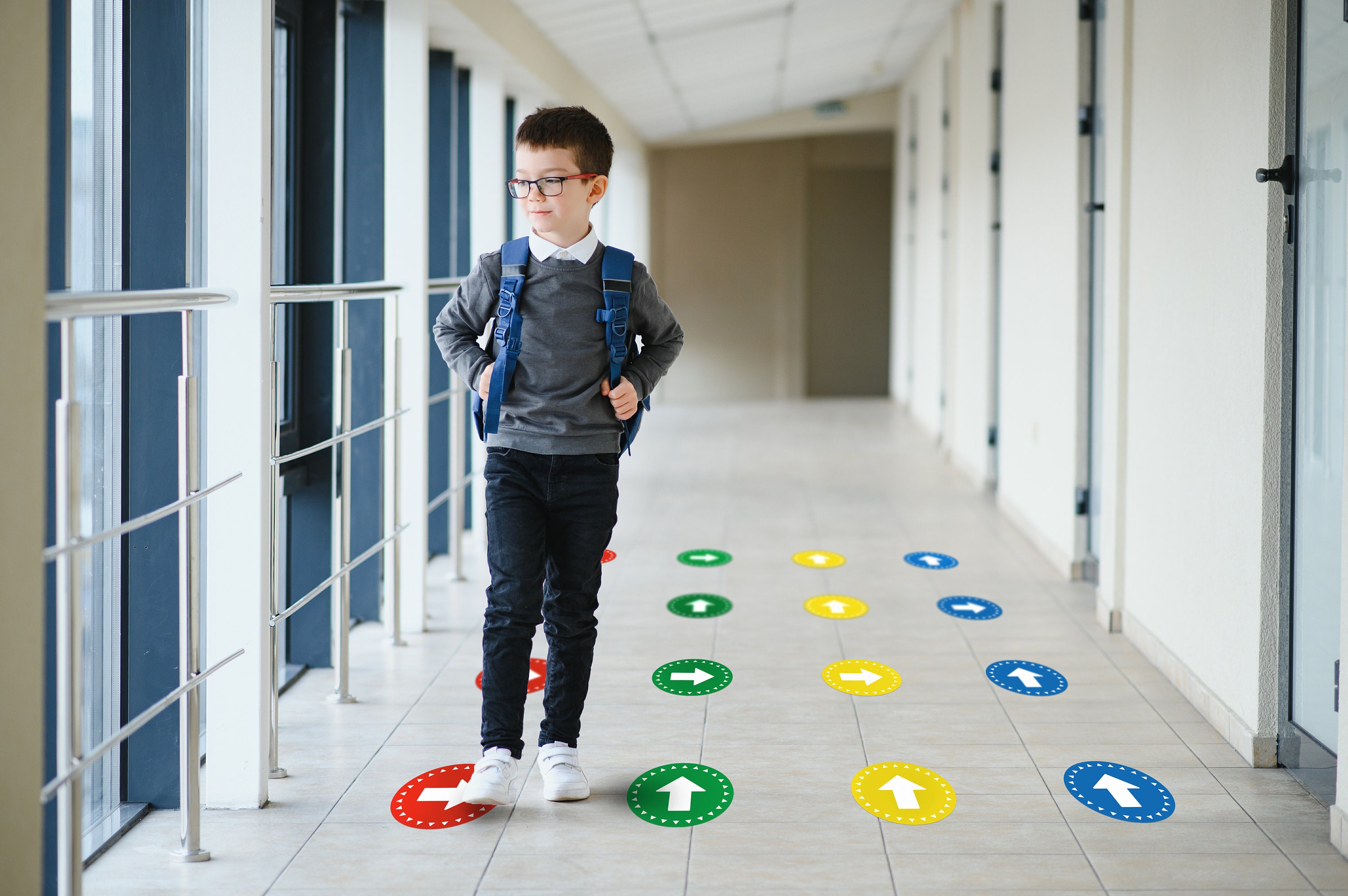 Directional Stickers | Arrow Floor Stickers | Sensory Stickers ...