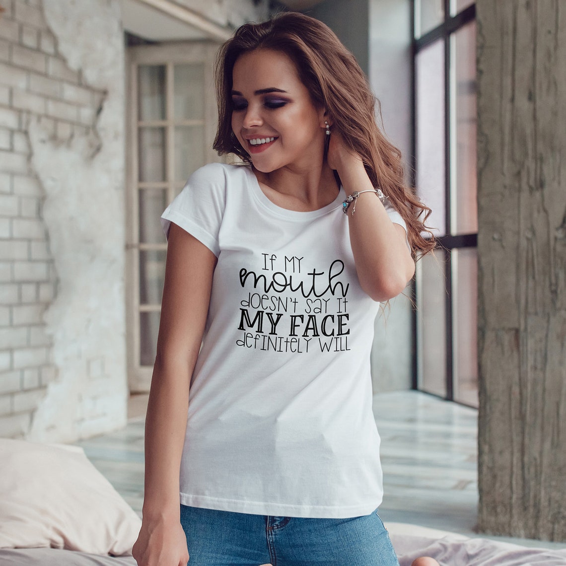 Funny Tshirt Woman T-shirt Woman Top Women Clothing Gift for - Etsy