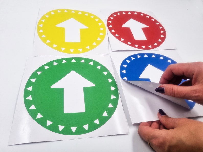 Directional Stickers | Arrow Floor Stickers | Sensory Stickers ...