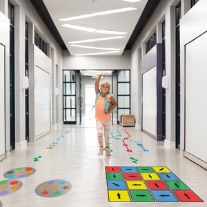 MEGA SENSORY Active Floor Games Sticker | Sensory Pathways | Sensory ...